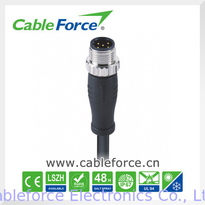 IEC61076-2-101 M12 5 Pin connector / male  B - Coding automative electric power plug connector
