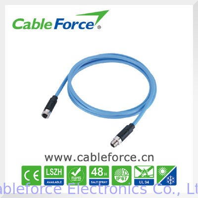 360° EMC Shielded M12 8 pin connector / M12 waterproof connector