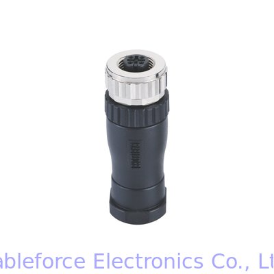 Female waterproof magnetic power motors M12 4 Pin Connector IP67