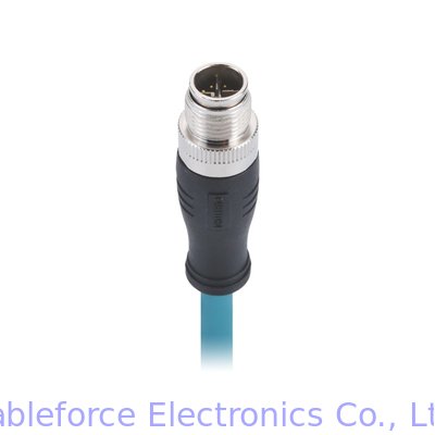 IEC61076-2-109 impermeabilizzano il maschio del connettore M12 del cavo elettrico al RJ45