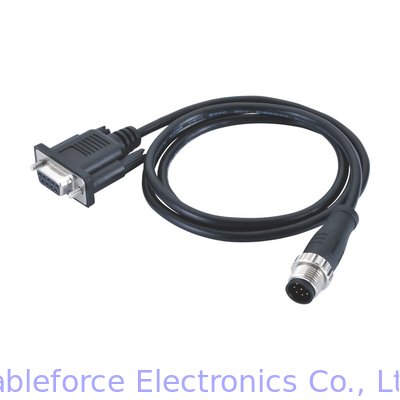 Ethernet/connettori cavo di Profibus, connettore maschio di Pin M12 8
