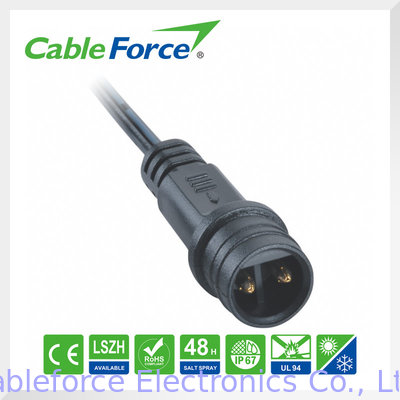 Connettori di cavo elettrico impermeabili di IP67 LED, connettore di paratia all'aperto di SMA