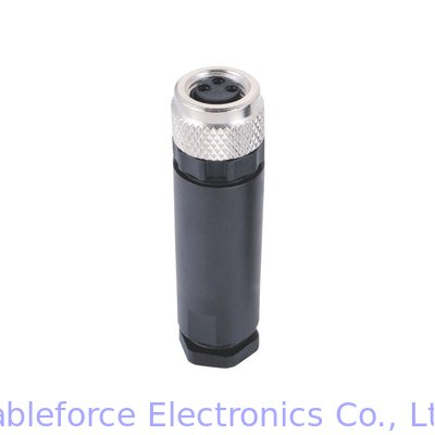 Tipo di campo di IP67 IEC61076-2-104 Pin Pin/4 del connettore circolare 3 del cavo di M8