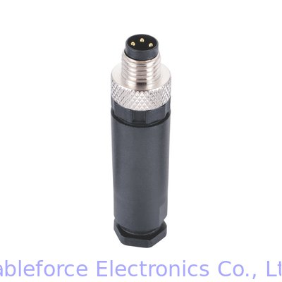 Tipo di campo di IP67 IEC61076-2-104 Pin Pin/4 del connettore circolare 3 del cavo di M8