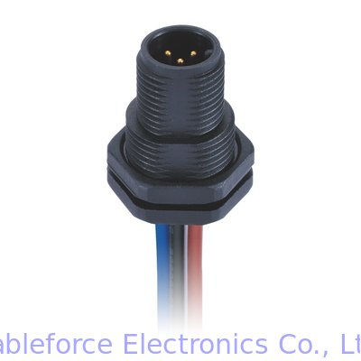 Connettore del supporto del pannello del connettore M12 del sensore/connettori impermeabili maschii femminili elettrici