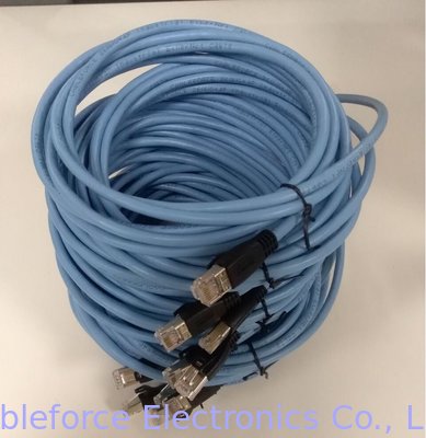 M12 SMA impermeabilizzano il connettore elettrico all'aperto della paratia al connettore RJ45
