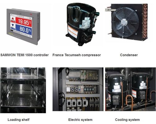 80 L capacity TEMI 1500 controller controlled programmable constant temperature humidity chamber