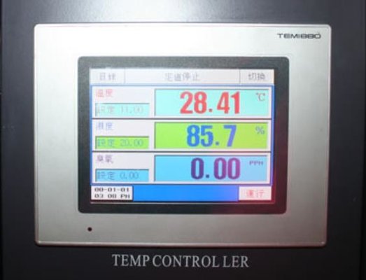 Touch Screen Plastic Rubber Accelerated Aging Test Chamber AC 3 Phase Power Supply