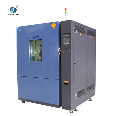 Stainless steel Blue Colored High And Low Temperature Humidity Test Chamber For Electronic Components