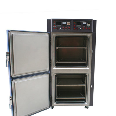 Double Layer Hot Air Drying Oven Laboratory For Electronics , High - Efficiency