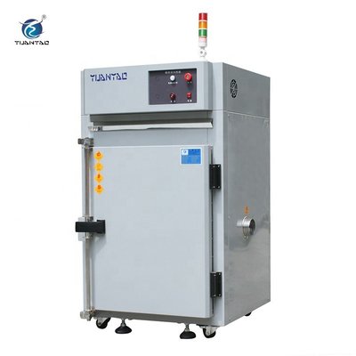 Industrial Hot Air Drying Oven Gray Powder Coating PC Controlled