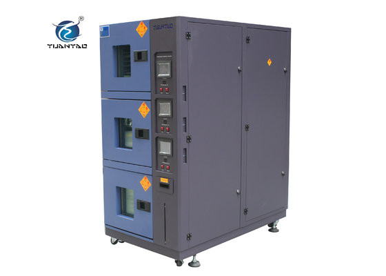 High Low Temperature Humidity Test Chamber Desktop Programmable Three Zones