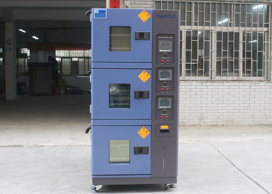 High Low Temperature Humidity Test Chamber Desktop Programmable Three Zones