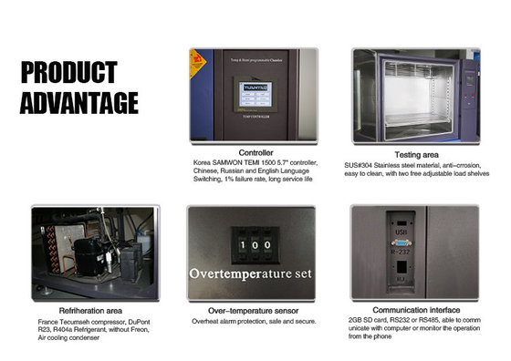 Concrete sample -40 to 150C Temperature Humidity Test Chamber