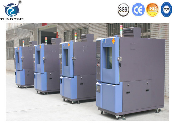 Vertical Climatic Test Chamber , Customized Programmable Linear 20C / Minute Rapid Change Temp Climatic Testing Systems