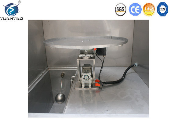 1000L Rain Spray Test Chamber Turntable Inclined 45 ° Angle IPX5 IPX6 Waterproof Testing Platform
