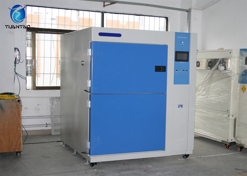 2 Zones 252 L Thermal Shock Test Chamber With Color Touch Panel Control System