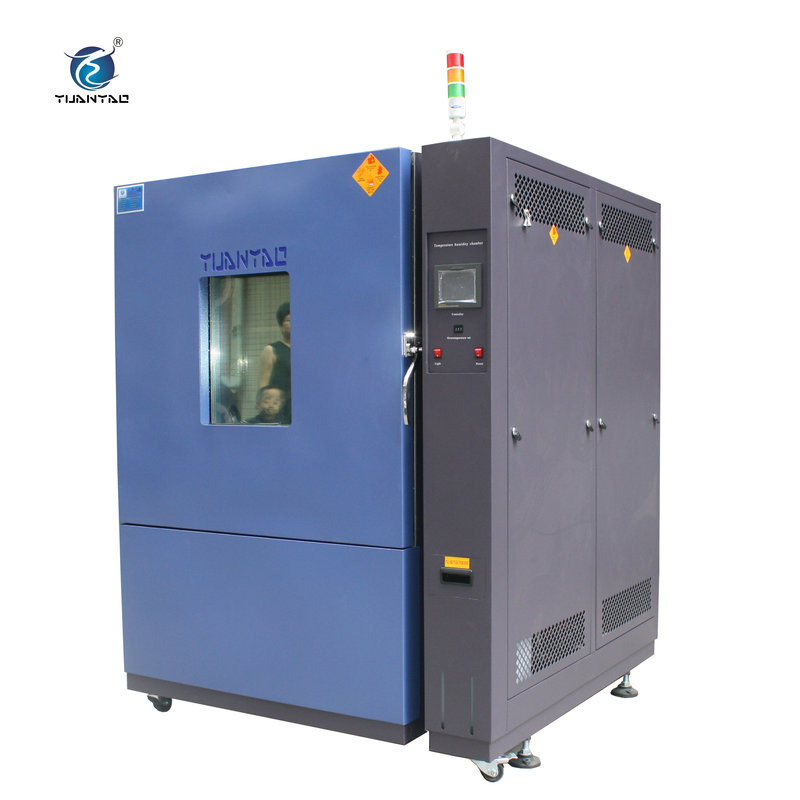 Stainless steel Blue Colored High And Low Temperature Humidity Test Chamber For Electronic Components