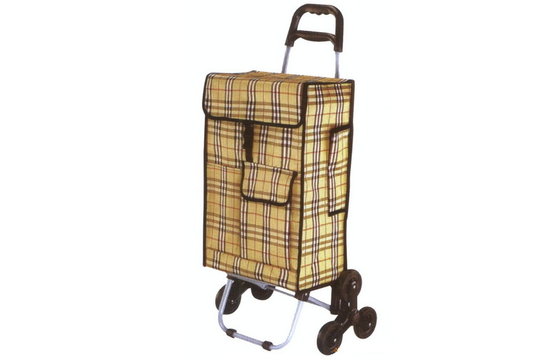 Eco - friendly durable big foldable wheeled shopping bag with seat for travel