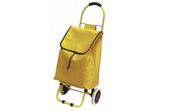 Portable Collapsible rolling Luggage wheeled shopping bags silk screen printing