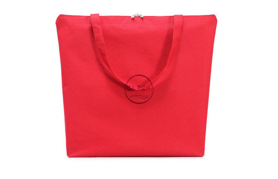 Red Oxford fabric cloth shopping handled bag for gift packing OEM