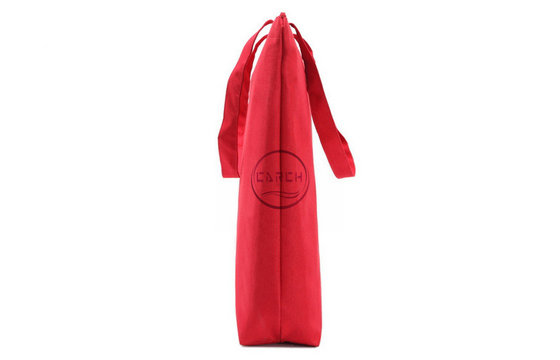Red Oxford fabric cloth shopping handled bag for gift packing OEM