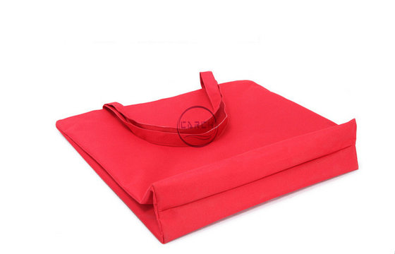 Red Oxford fabric cloth shopping handled bag for gift packing OEM