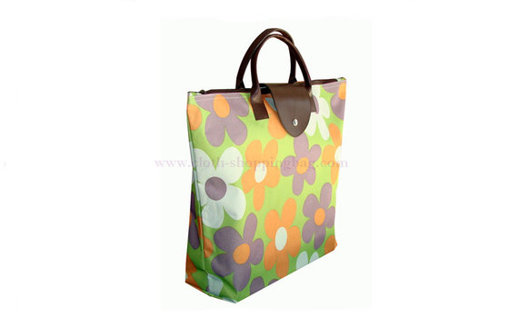 Water - resistant recycle foldable oxford cloth shopping tote bag durable