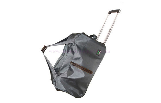 Dirty resistance grey roller gear bag with wheels / openning front pocket