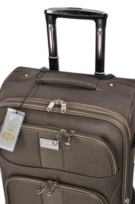 Customized 1680D + 210D polyester trolley travel bag duffel luggage for men