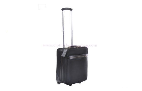 18 inch small size roller luggage bags black , trolley luggage set