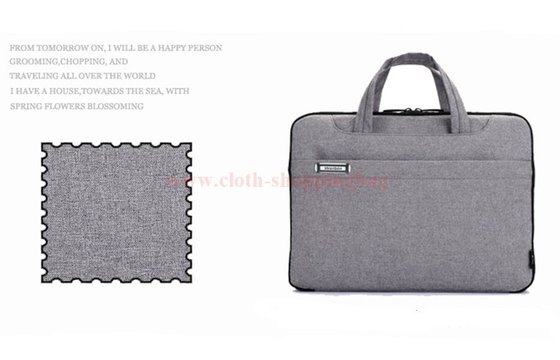 Green small nylon laptop computer bag with full - size exterior magazine pocket