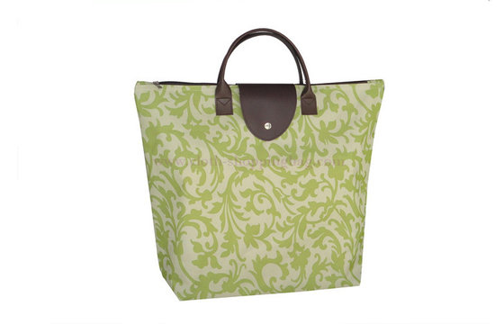 Portable waterproof foldable shopping bags with logo - printing