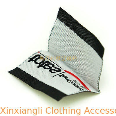 Centerfold Custom Woven Tags For Clothing , Woven Brand Labels Low Minimum