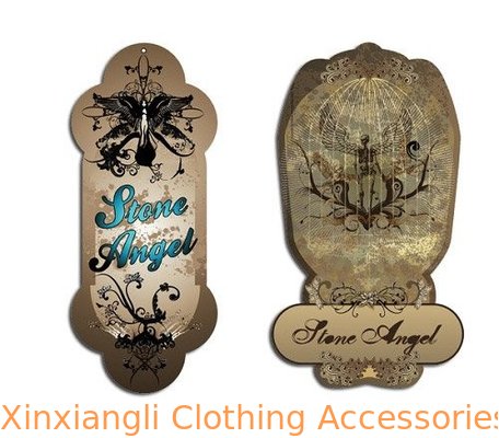 Personalised Custom Printed Hang Tags For Kid Clothing Coated Paper Material