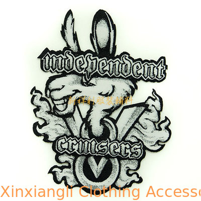 Recycled Custom Woven Patches For Clothing with Polyester Material