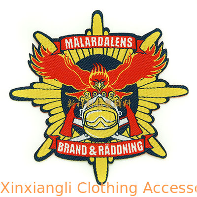 Recycled Custom Woven Patches For Clothing with Polyester Material