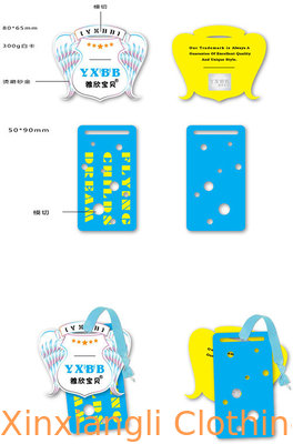 Coated Or Craft Paper Custom Hang Tags For Clothing / Bags Low Minimum