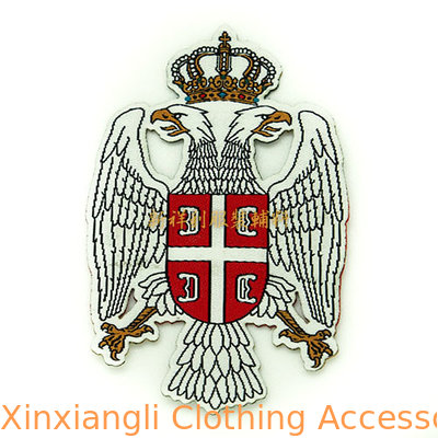 100% Polyester Colorful Woven Badges No Minimum For Clothing Tear Resistant