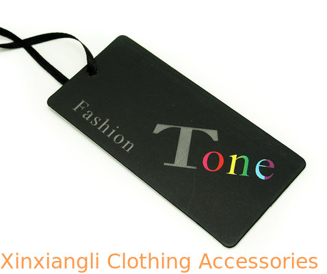 Eco Friendly Paper Clothing Swing Tags , Custom Printed Hang Tags For Uniform