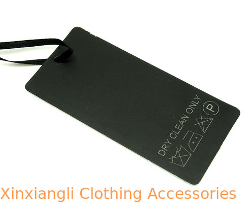 Eco Friendly Paper Clothing Swing Tags , Custom Printed Hang Tags For Uniform