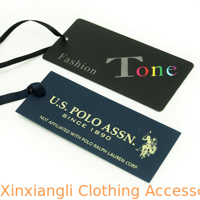 Eco Friendly Paper Clothing Swing Tags , Custom Printed Hang Tags For Uniform