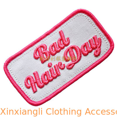 Fashionable 3D  Clothing  Embroidered Patches For Clothing Iron On Backing