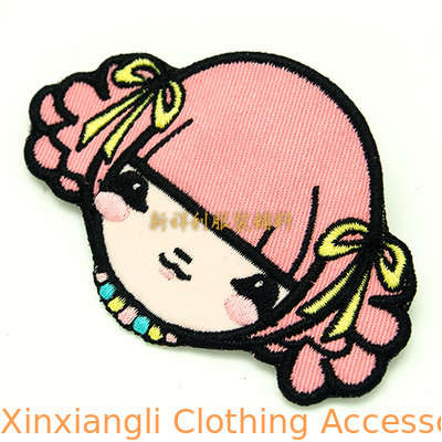 Lovely Cartoon Iron On  Embroidered Patches For Kids Clothing Non Toxic