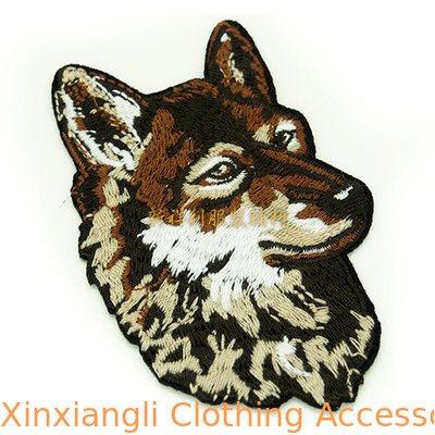 Animal Shaped Clothing Embroidered Patches , Personalized Iron On Appliques