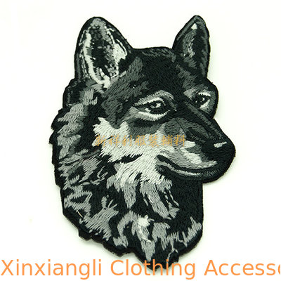Animal Shaped Clothing Embroidered Patches , Personalized Iron On Appliques