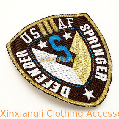 Professional Custom Embroidered Logo Patches For Garment / Toys / Uniforms