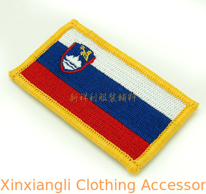 3D Clothing Embroidered Patches , Embroidered Hat Patches Small Quantities