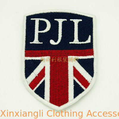 Custom Heat Press Iron On Embroidered Patches For Clothing No Minimum