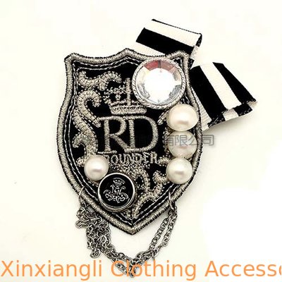 Fashion Colorful Clothing Embroidered Patches Special Design No Minimum Order